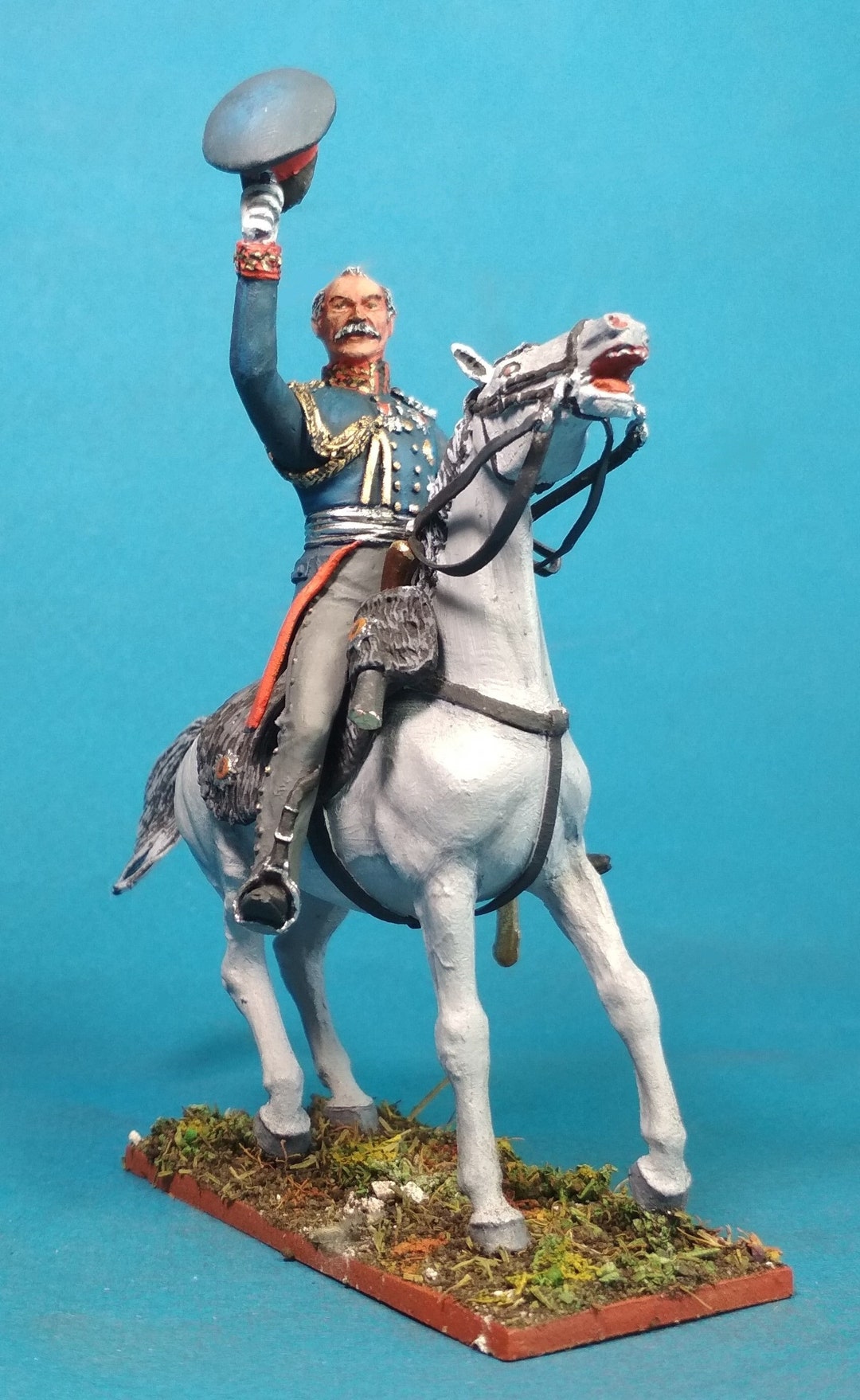 Prussian General Staff, Napoleonic Painted Miniature 1/30 Scale, Metal ...