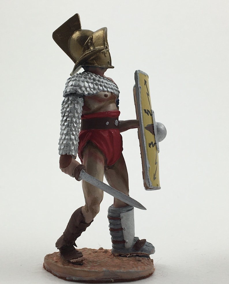 Gladiator Samnites 54 mm Metal Figure ANCIENT ROME Toy | Etsy