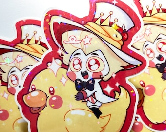 Lucifer Hazbin Hotel Matte Sticker - Etsy