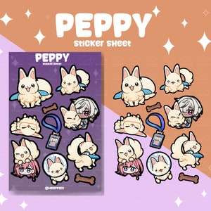 Honkai Star Rail Peppy Sticker Sheet - Etsy