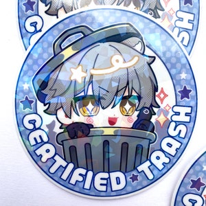 Honkai Star Rail Certified Trash Sticker - Etsy