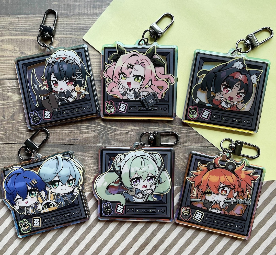 SALE!!! Zenless Zone Zero TV Rainbow Charms ZZZ (final Stock) - Etsy