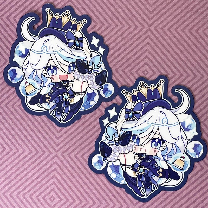 Genshin Furina Sticker - Etsy