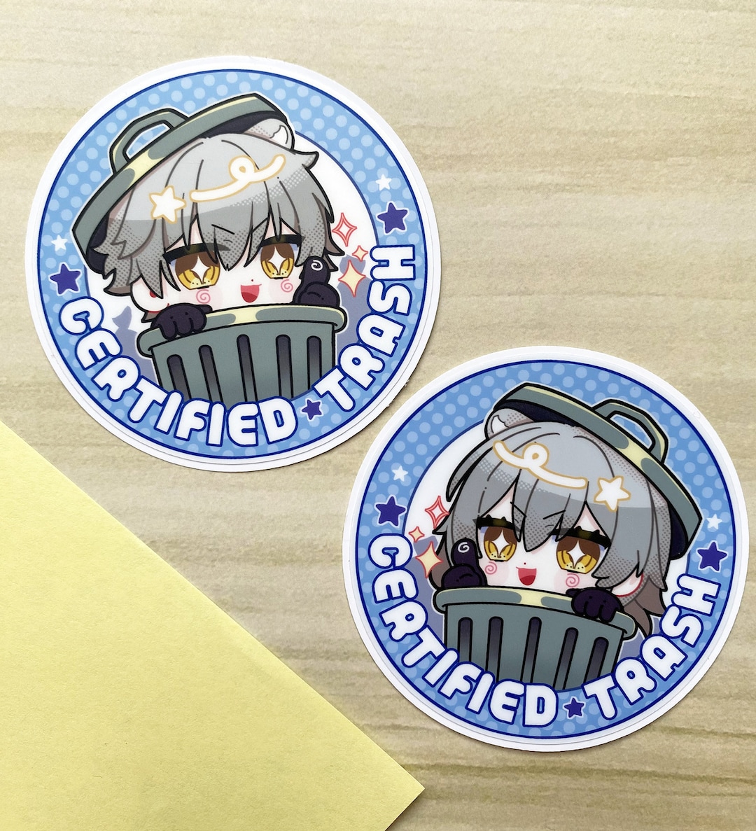 Honkai Star Rail Certified Trash Sticker - Etsy