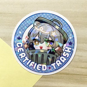 Honkai Star Rail Certified Trash Sticker - Etsy