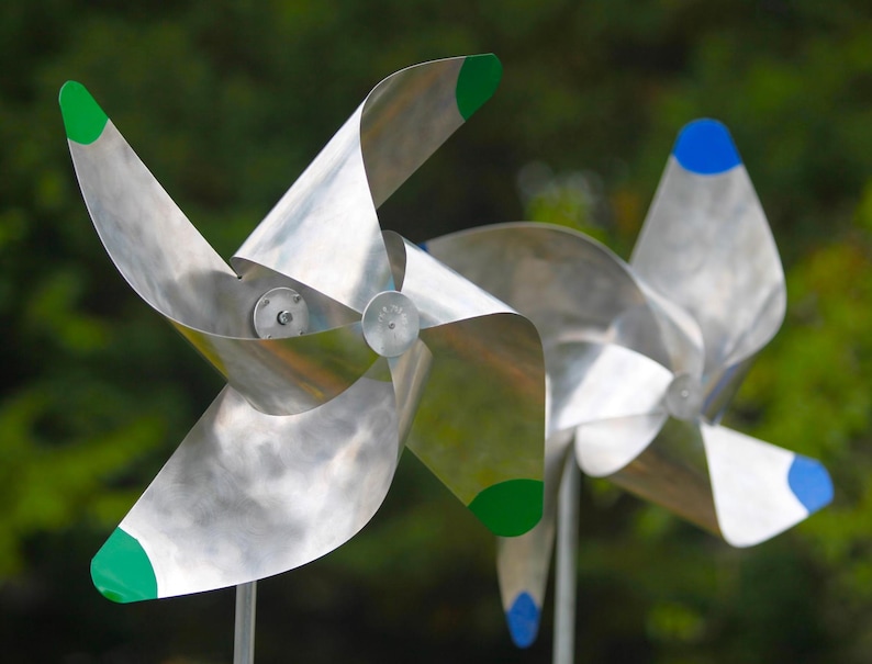 A Large Giant Pinwheel. This is a Whimsical Yard Spinner, Sun Catcher ...