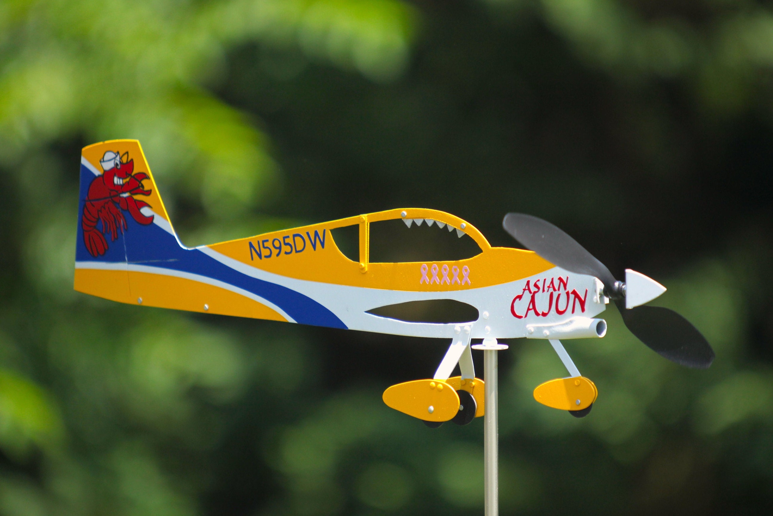 Vans RV-9A Airplane Weathervane, Windmill, Whirlygig. Made Out of ...