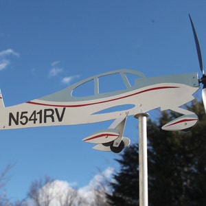Vans RV-10 Airplane Weathervane, Windmill, Whirligig. Made Out of ...