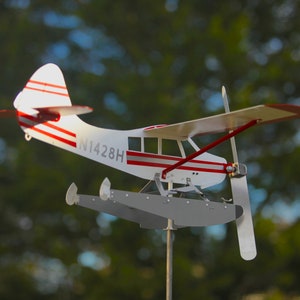 Aeronca Sedan (15AC) Airplane Float Plane Weathervane, Windmill ...