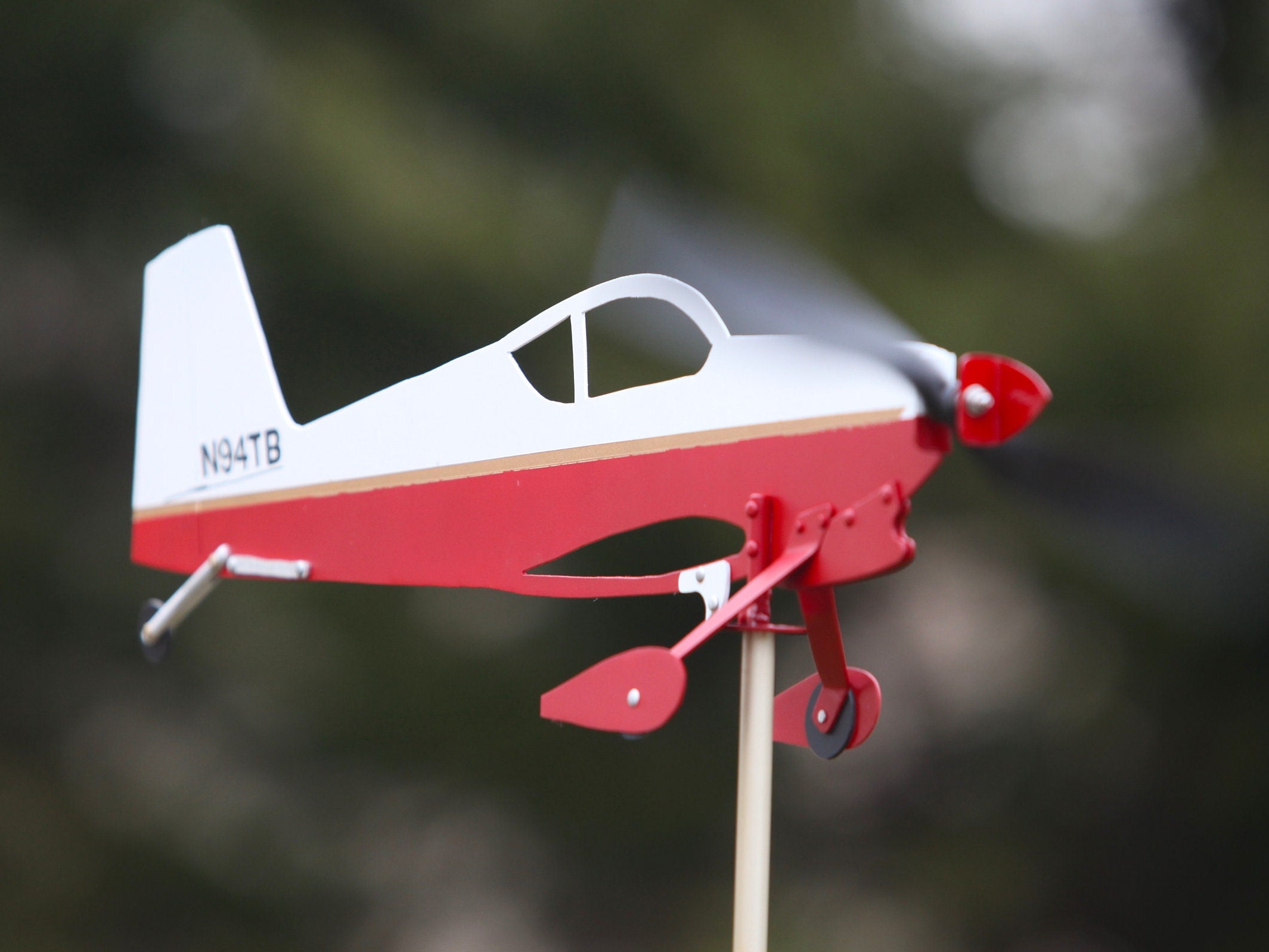 Vans RV-6 Airplane Weathervane, Windmill, Whirlygig. Made Out of ...