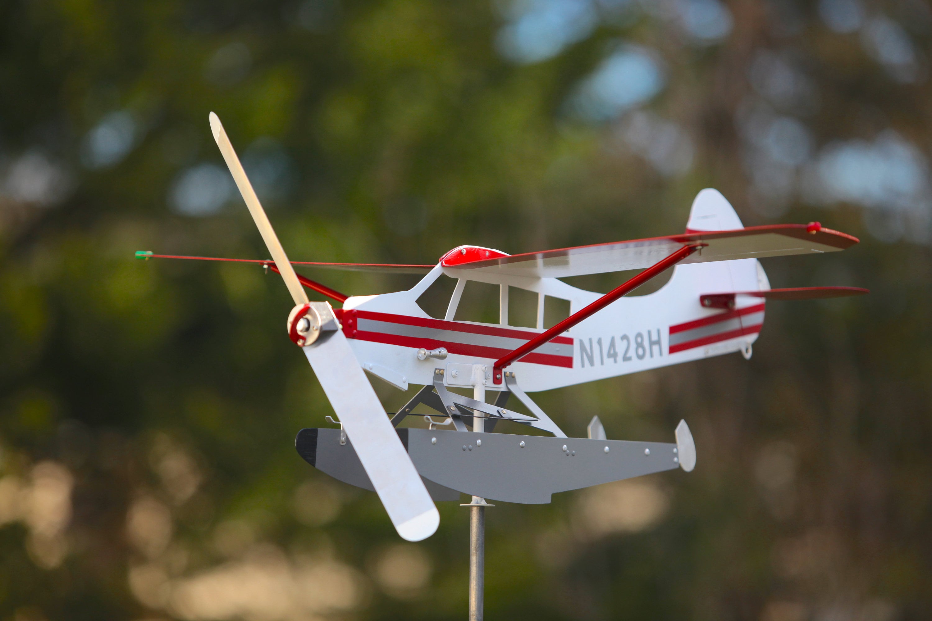 Aeronca Sedan (15AC) Airplane Float Plane Weathervane, Windmill ...