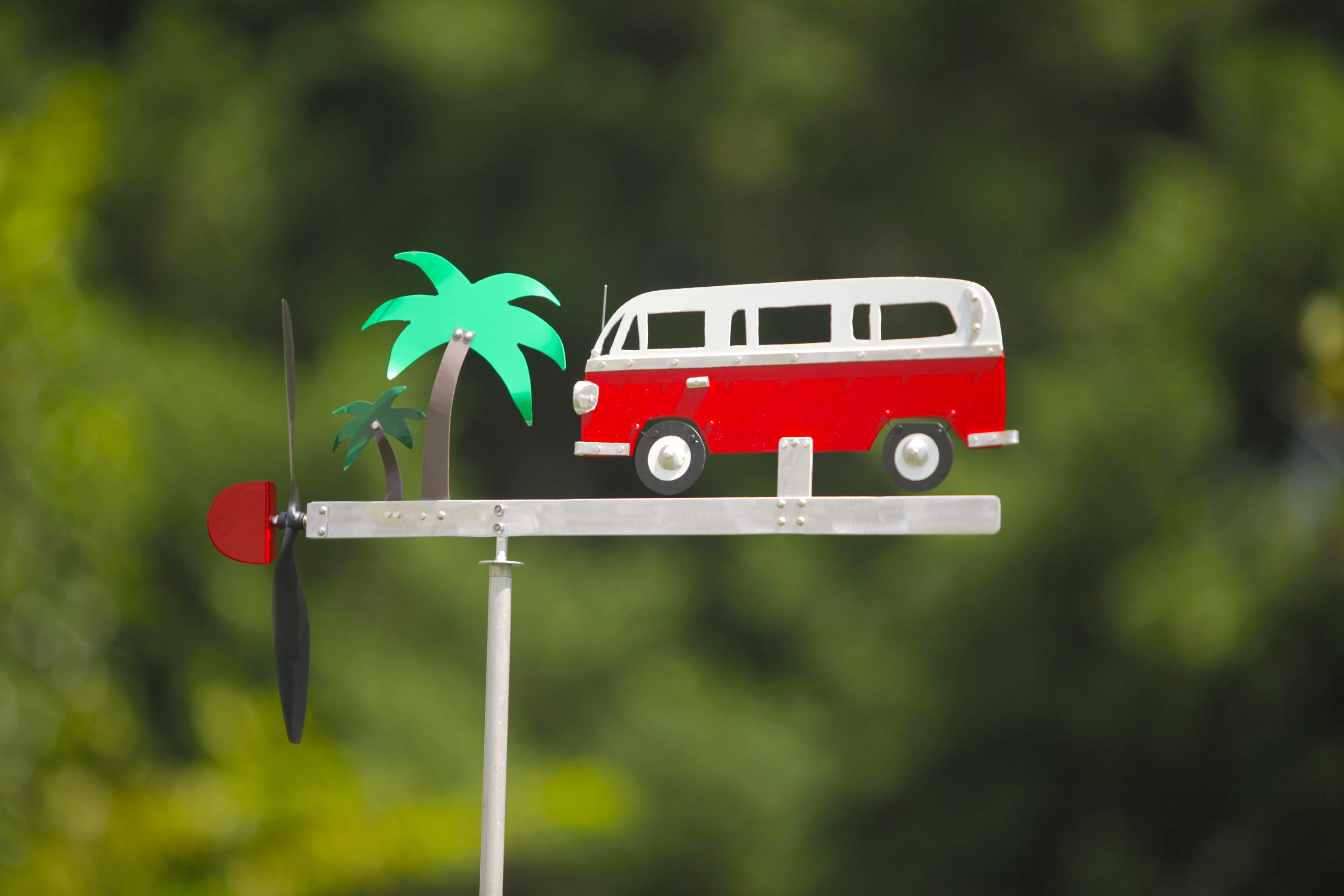 VW Volkswagen Bay Window Bus Weather Vane, Windmill, Whirligig ...