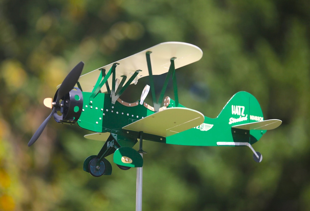 Hatz Biplane Airplane Weathervane, Windmill, Whirligig. - Etsy