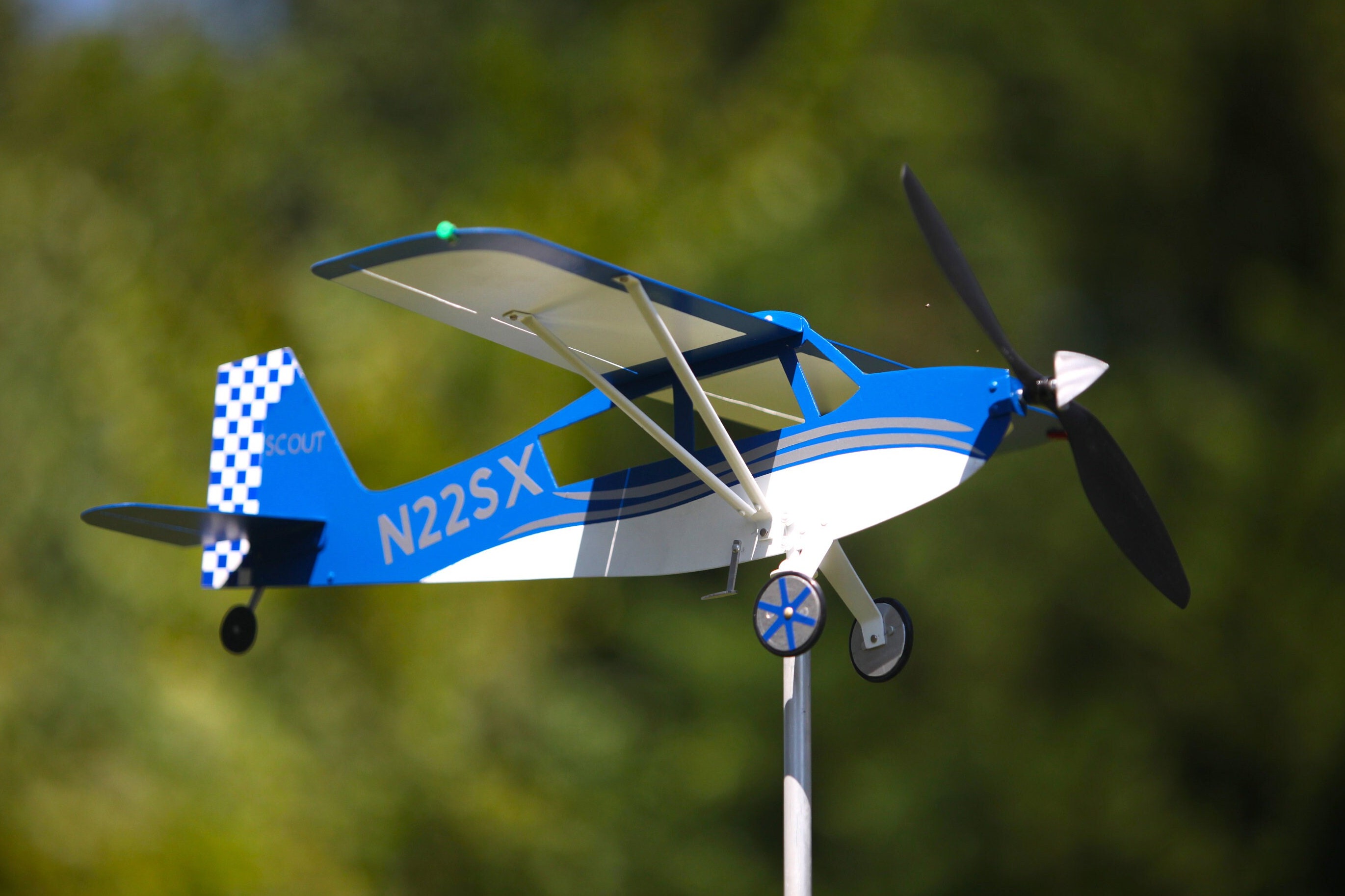 American Champion Scout Airplane Weathervane Windmill - Etsy