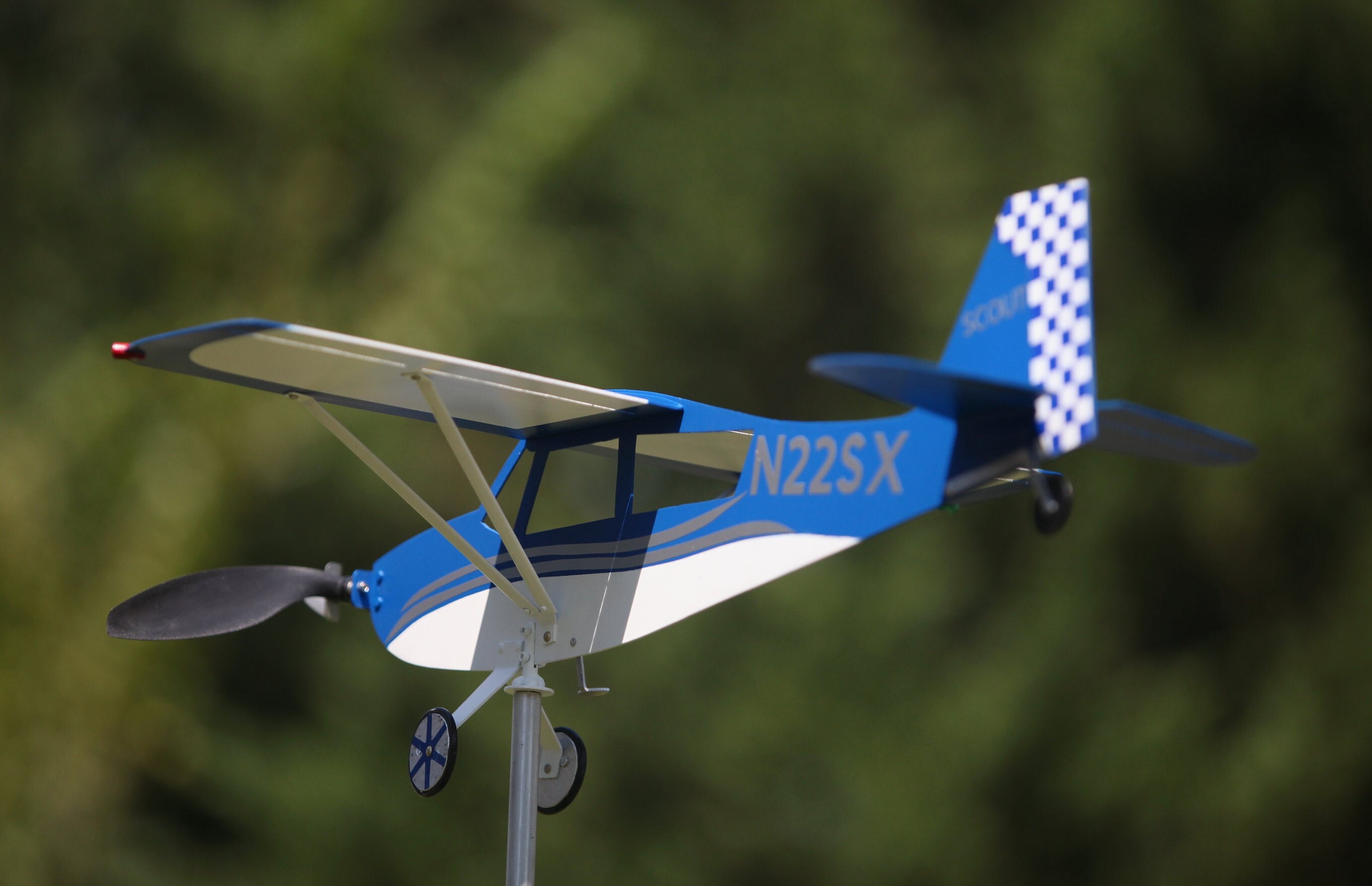 American Champion Scout Airplane Weathervane, Windmill, Whirligig. - Etsy