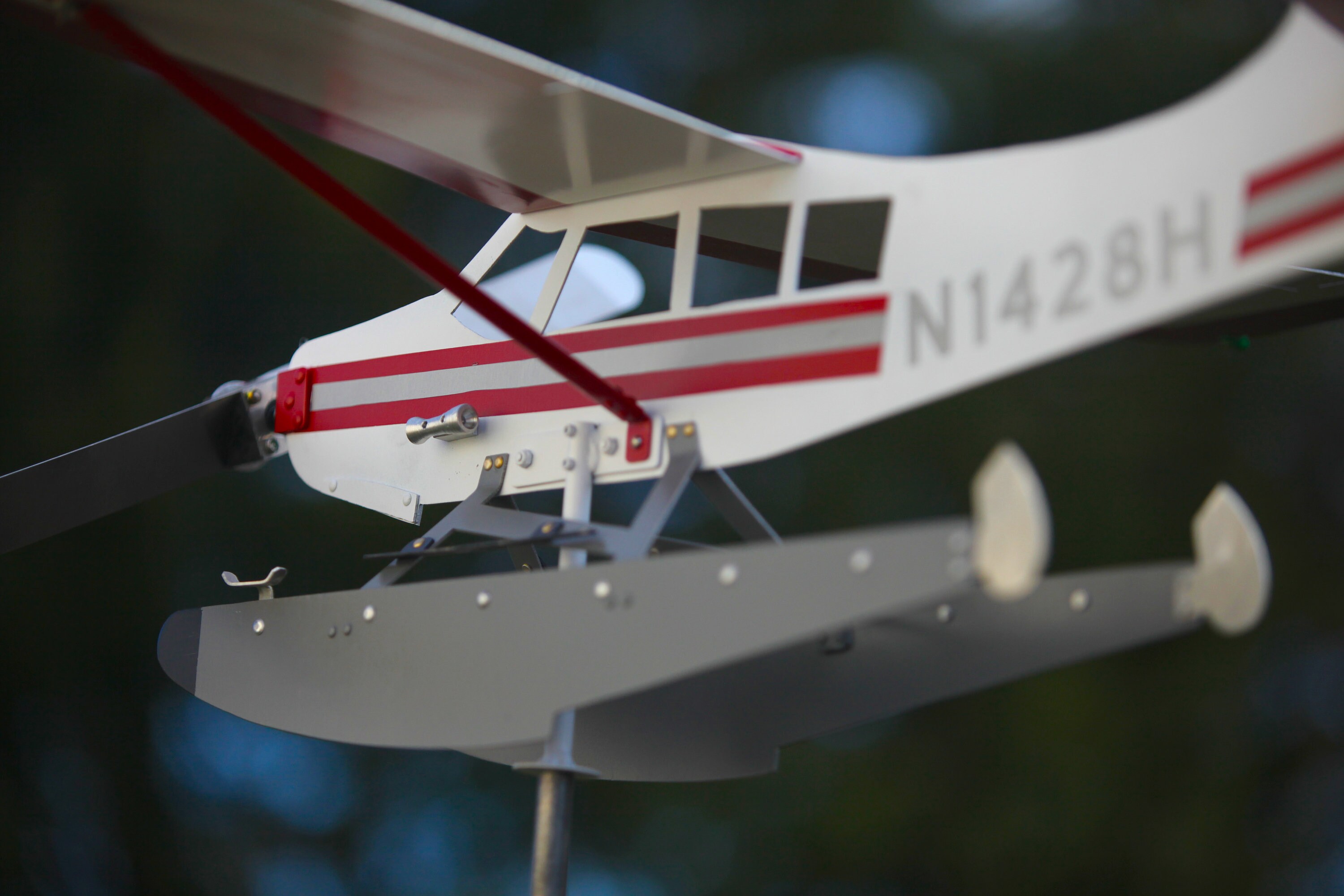 Aeronca Sedan (15AC) Airplane Float Plane Weathervane, Windmill ...