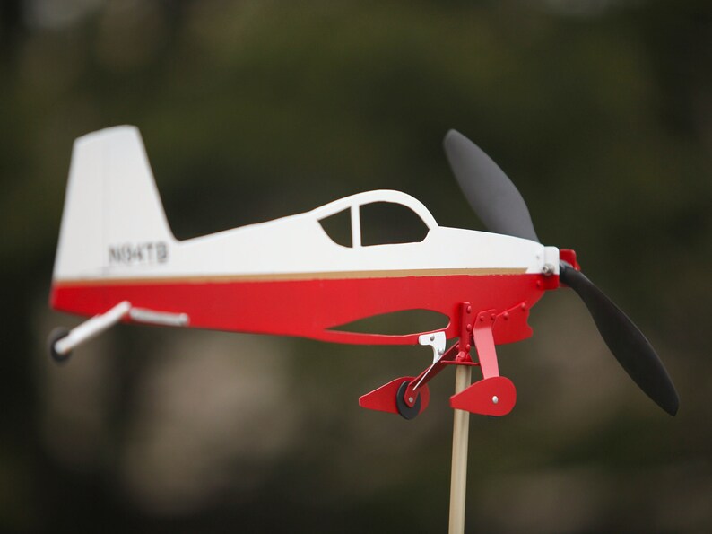 Vans RV-6 Airplane Weathervane, Windmill, Whirlygig. Made Out of ...