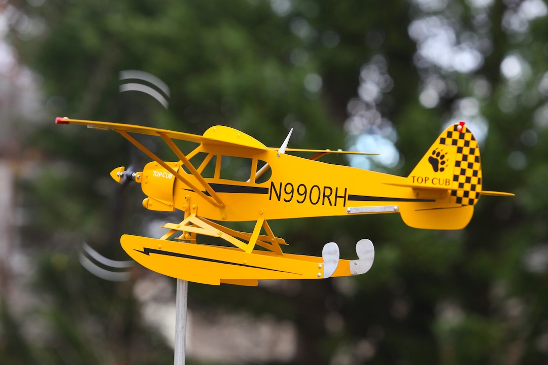 Cub Crafters Carbon Cub Floatplane Airplane Weathervane, Windmill ...