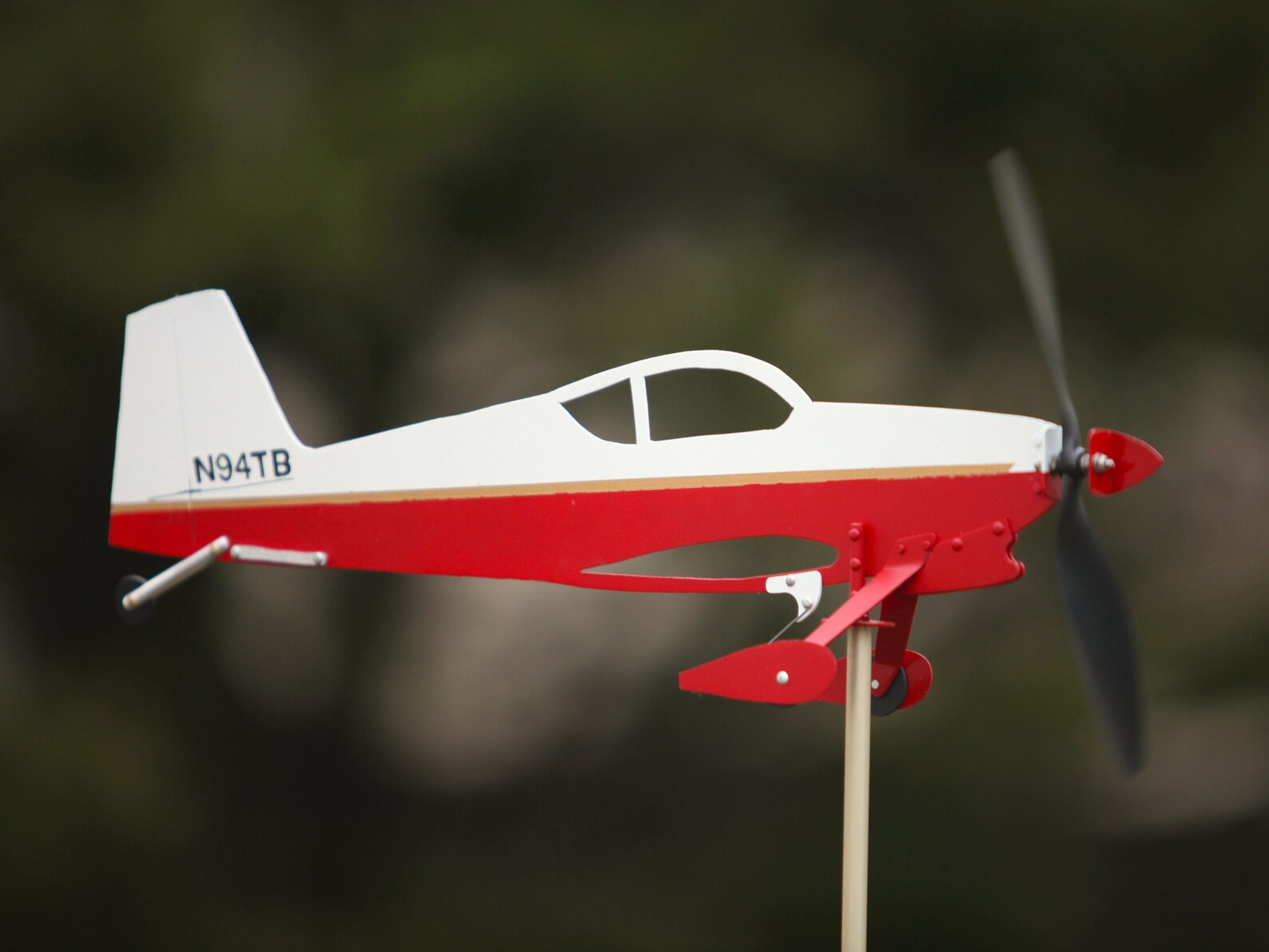 Vans RV-6 Airplane Weathervane, Windmill, Whirlygig. Made Out of ...