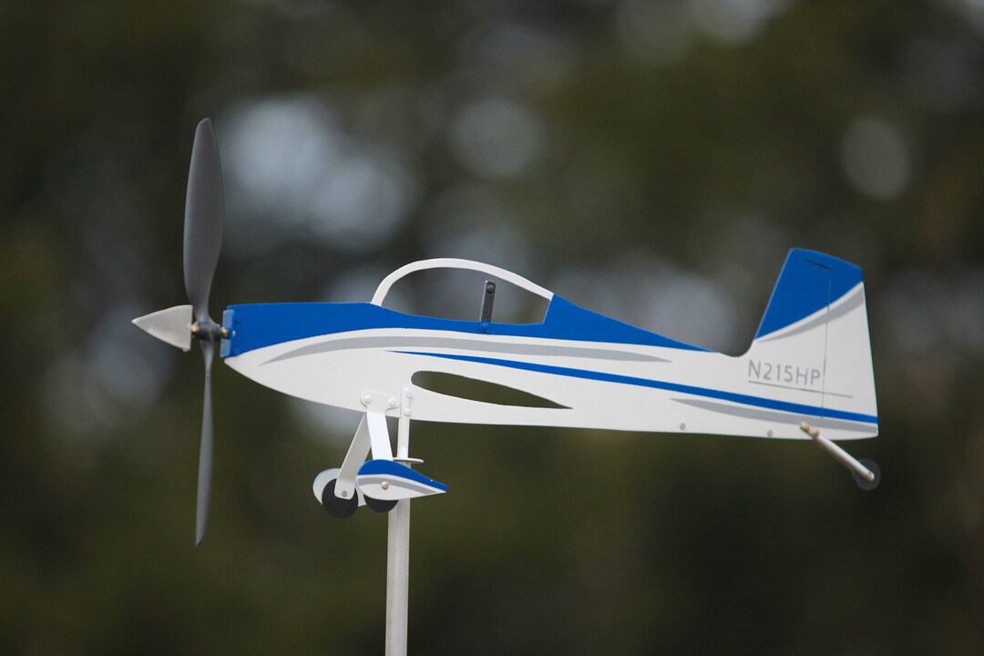 Vans RV-8 Airplane Weather Vane, Windmill, Whirligig. Yard Art Plane ...