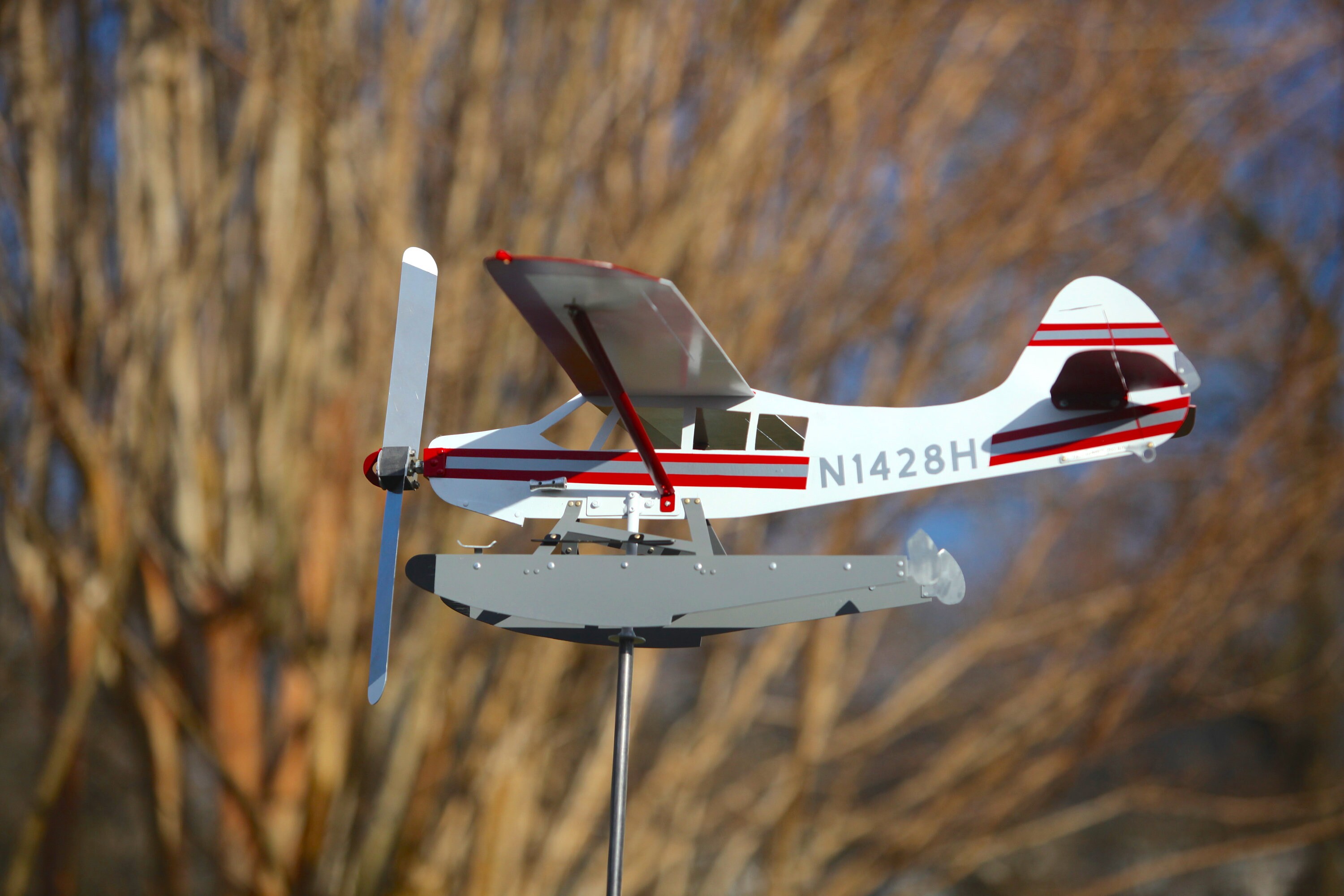 Aeronca Sedan (15AC) Airplane Float Plane Weathervane, Windmill ...