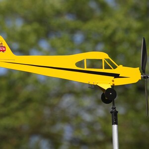 Piper J3 Cub Airplane Weathervane Windmill Whirlygig. Made - Etsy