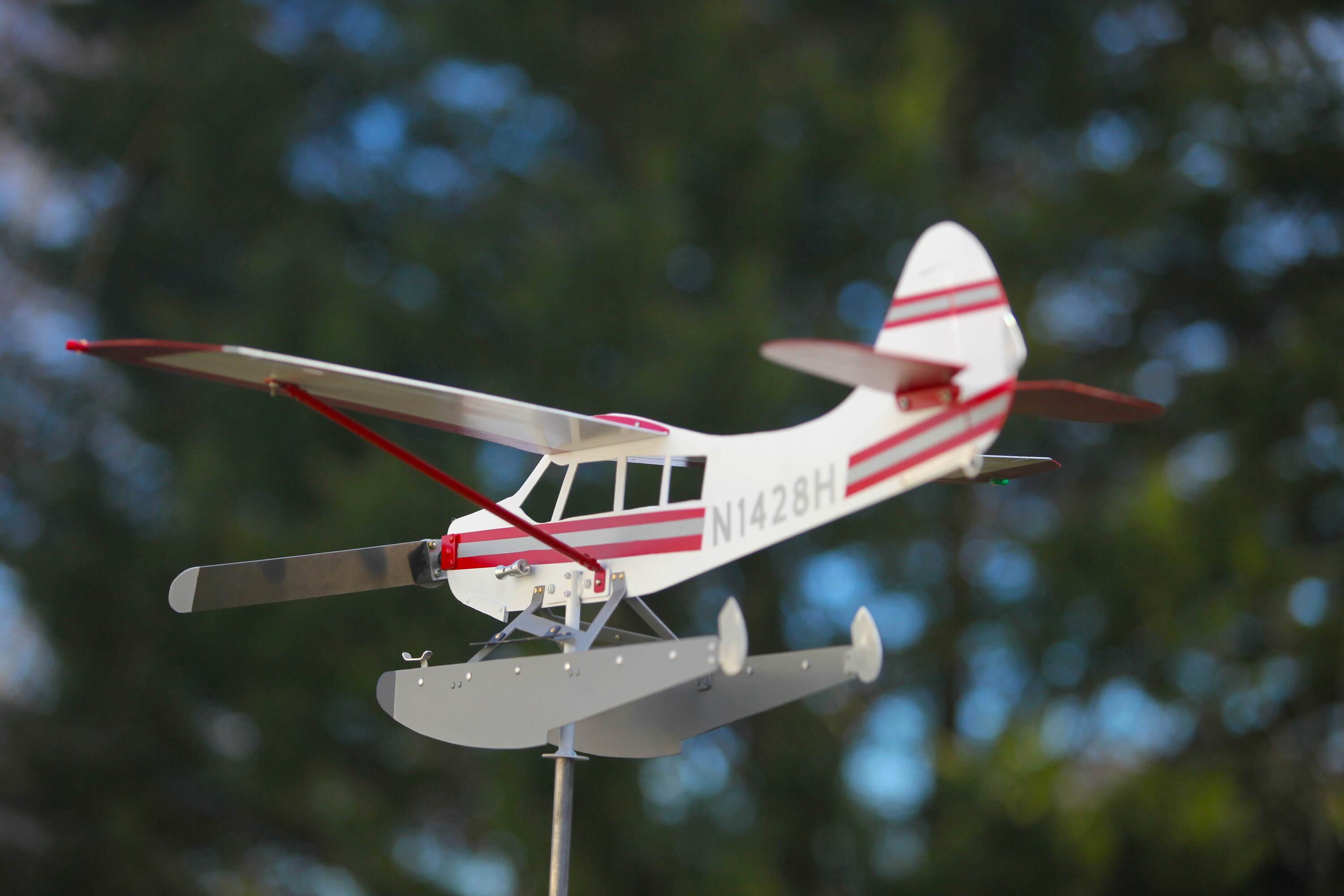 Aeronca Sedan (15AC) Airplane Float Plane Weathervane, Windmill ...