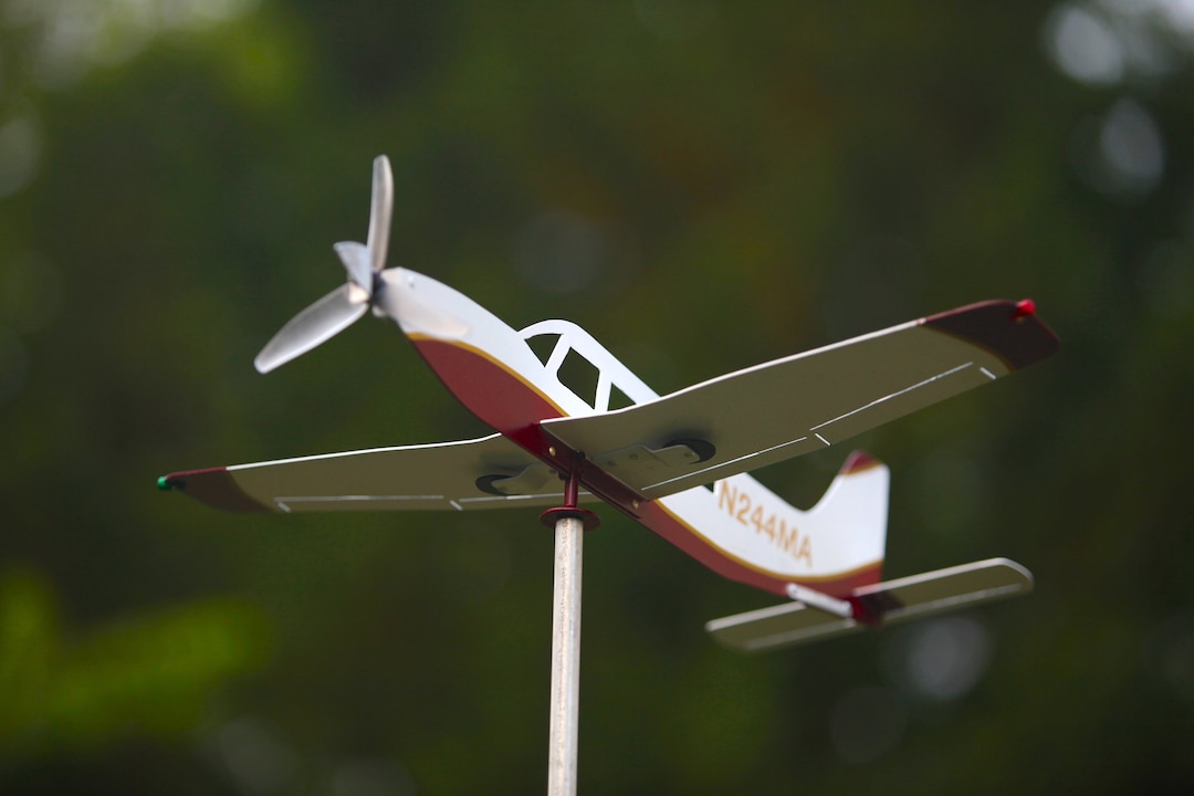 Piper PA-32R-301 Airplane Weathervane, Windmill, Whirlygig. Fuselage is ...