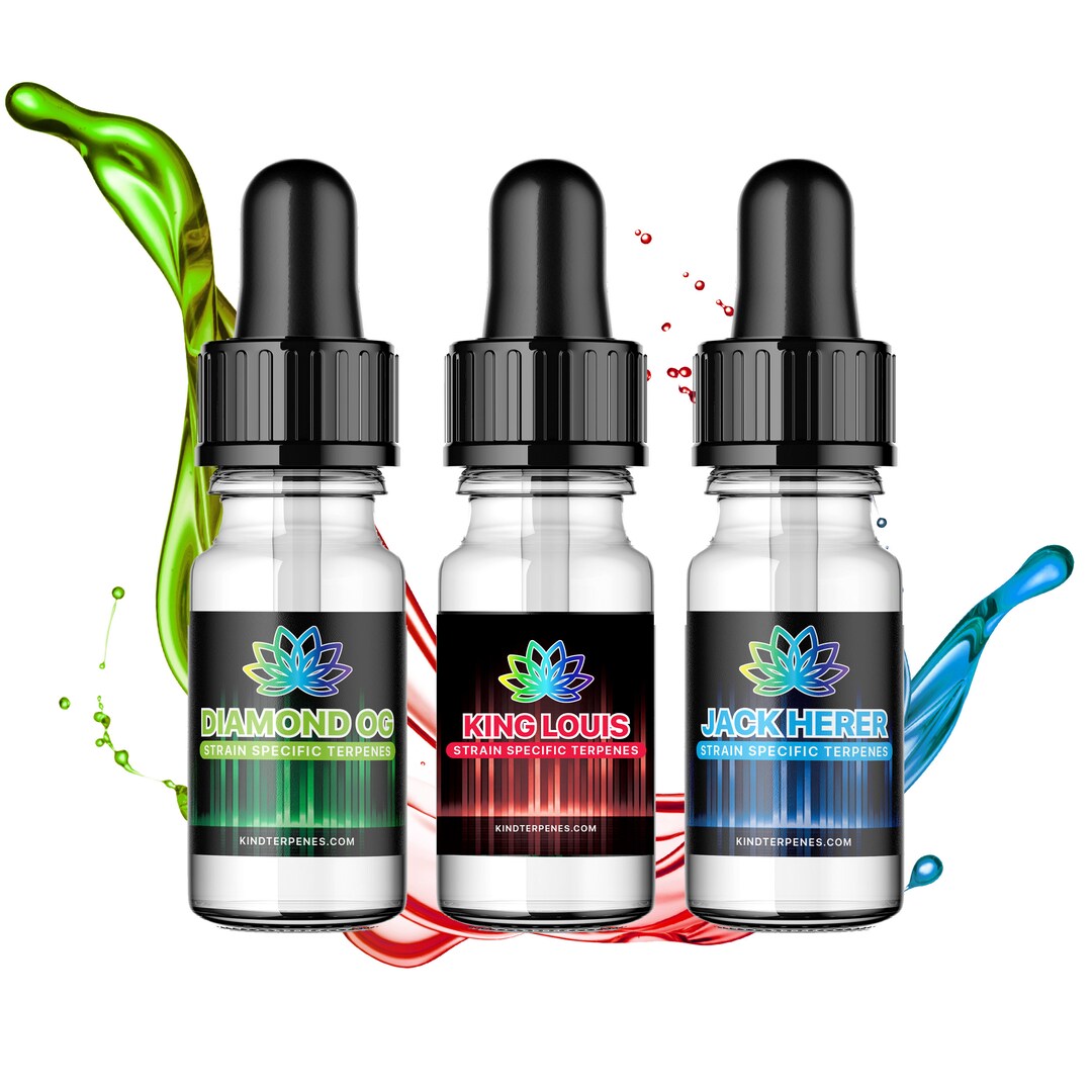 Kind Terpenes - Classic Collection #2 - 2ml X 3 (6ML Total) Natural ... Kind Terpenes - Classic Collection #2 - 2ml X 3 (6ML Total) Natural ...