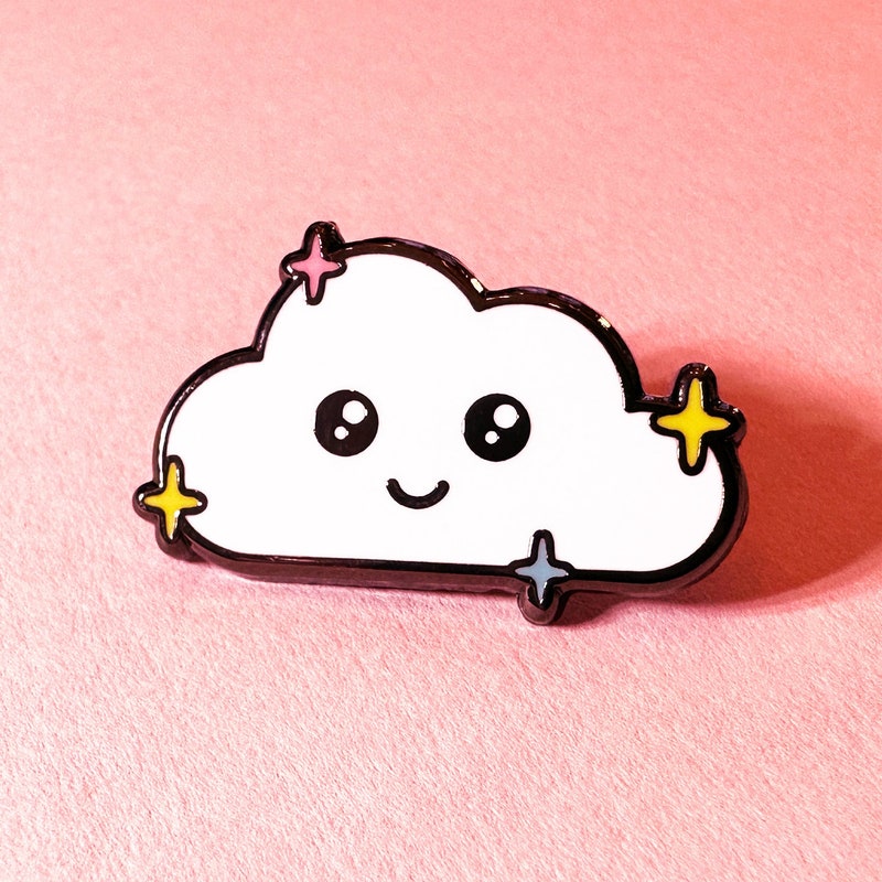 Cloud Brooch - Etsy