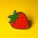 Cute Little Strawberry Pin Badge, a Great Gift for Fruity Friends.. - Etsy