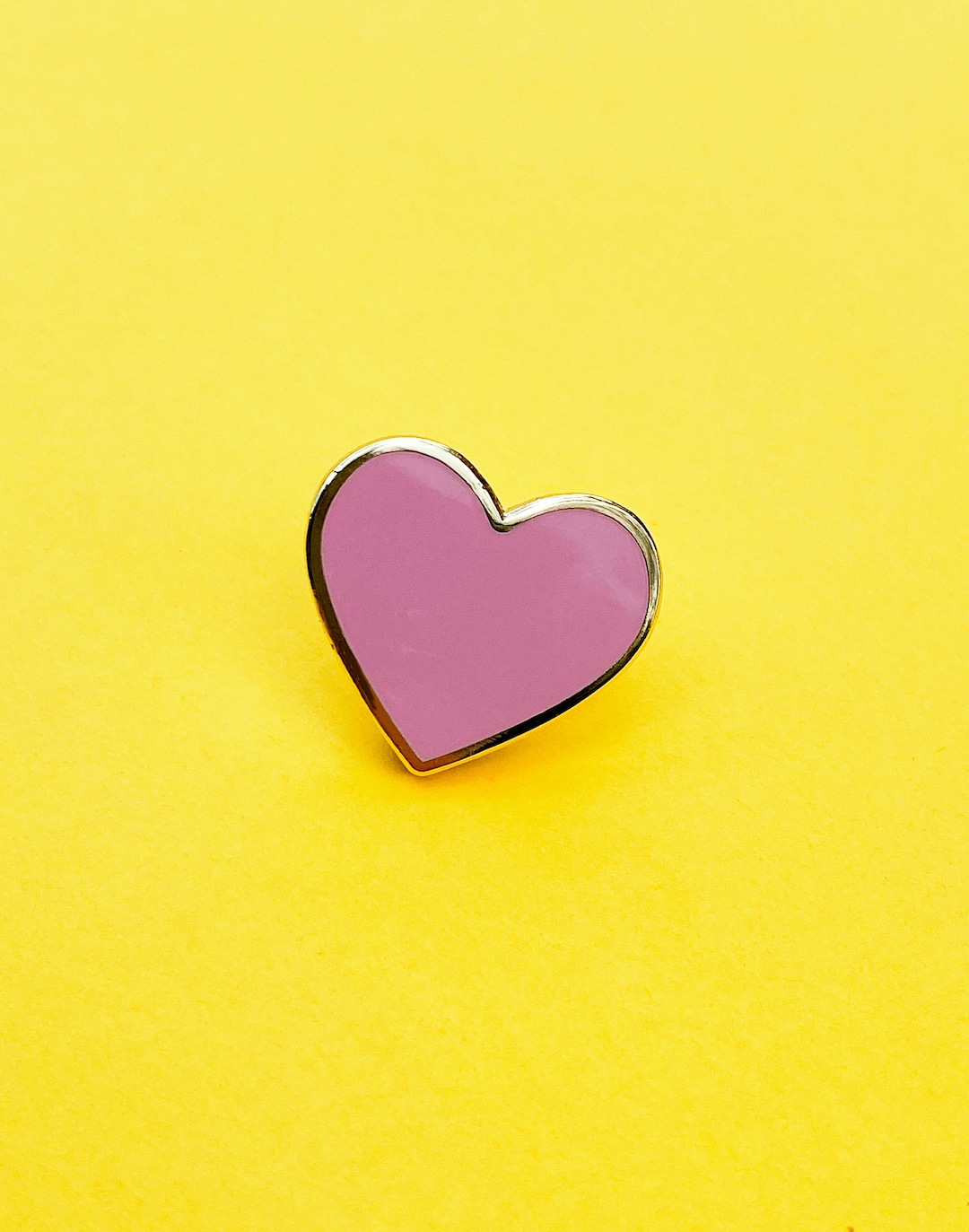 Pastel Pink Heart Hard Enamel Pin Badge, a Great Gift to Show You Love ...