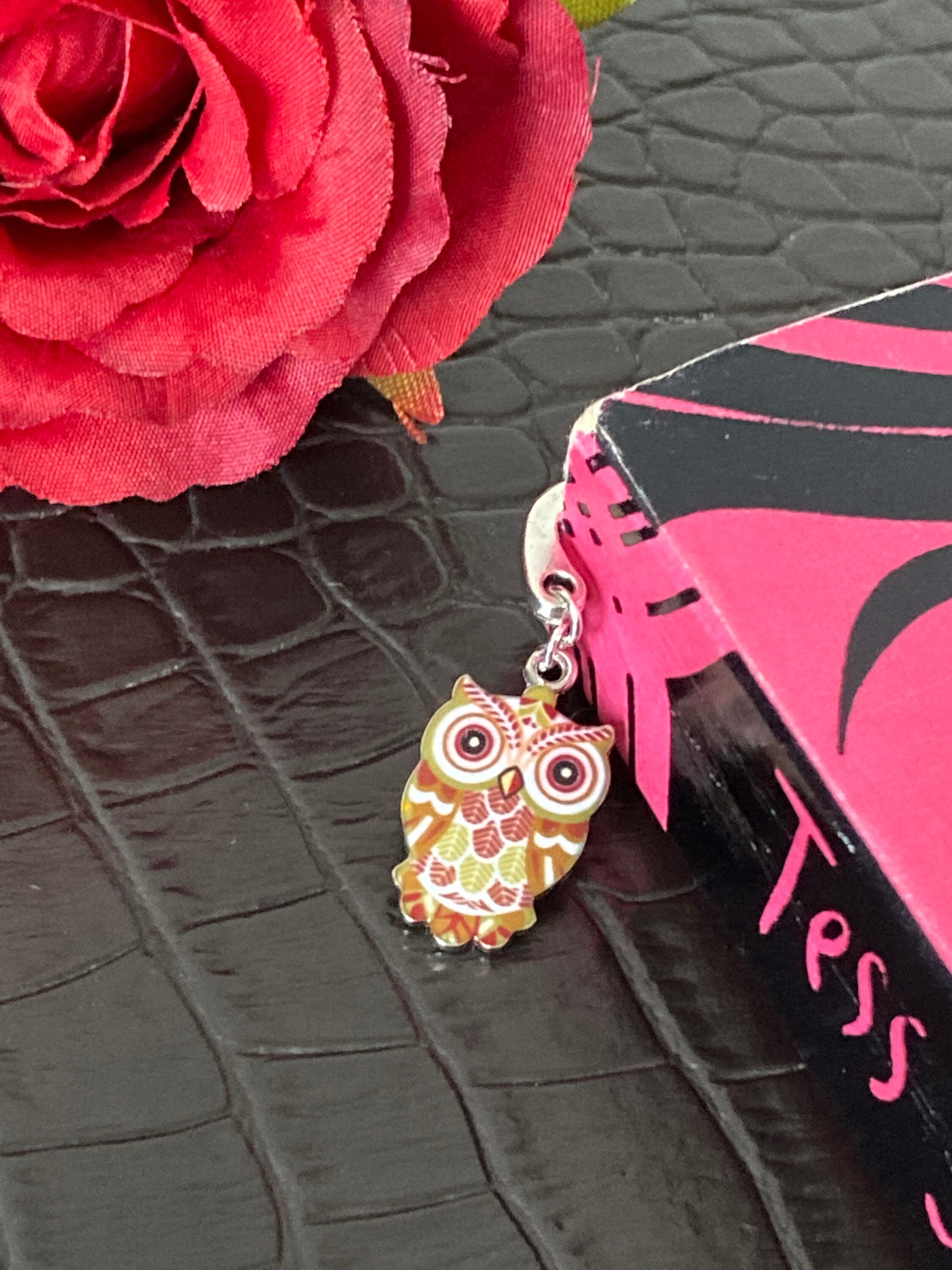 Enamel Owl Bookmark Book Lover Gift | Etsy