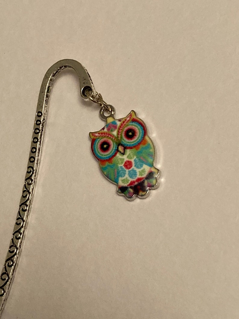 Enamel Owl Bookmark Book Lover Gift | Etsy