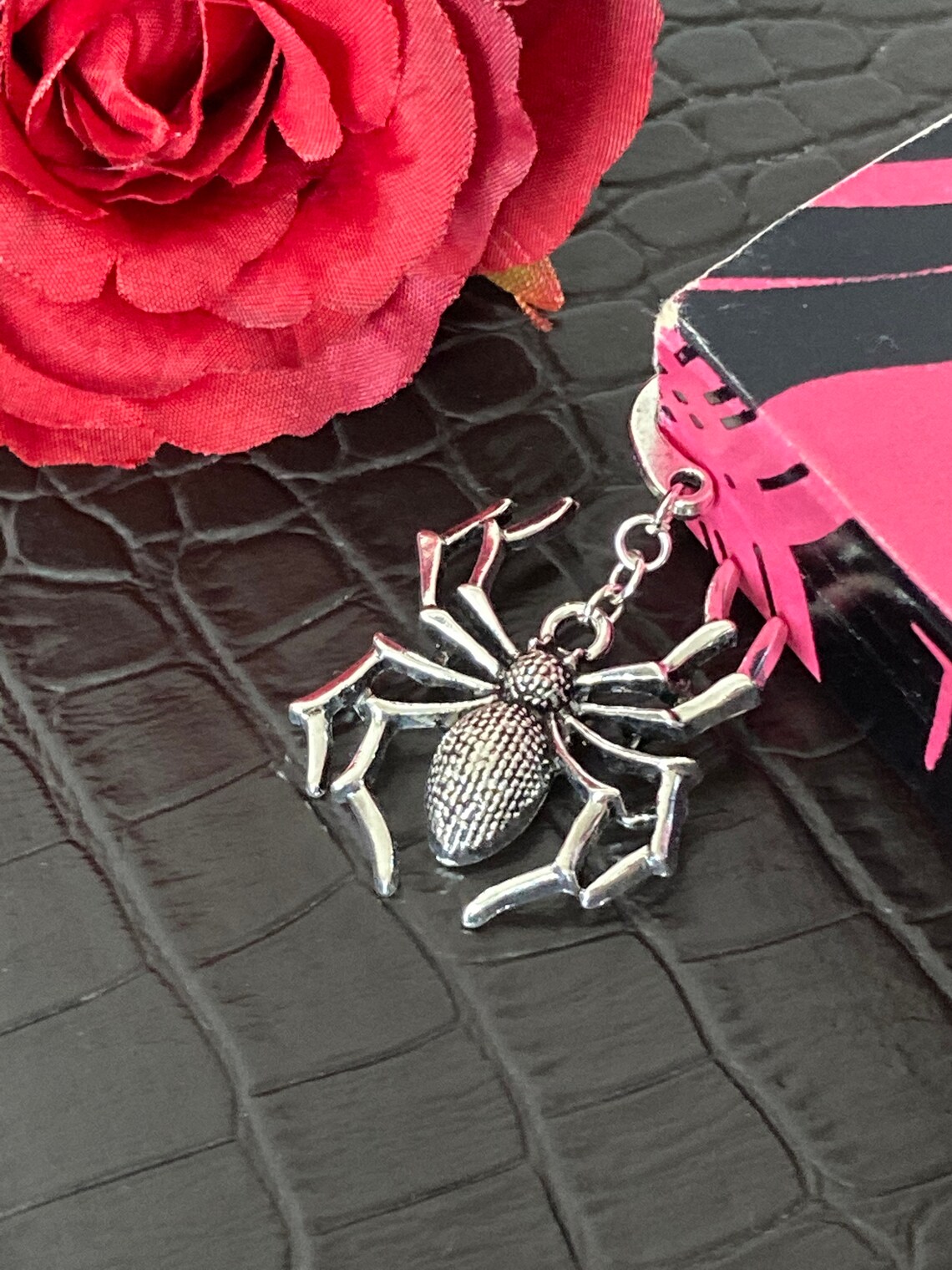 Spider Bookmark Book Lover Gift - Etsy