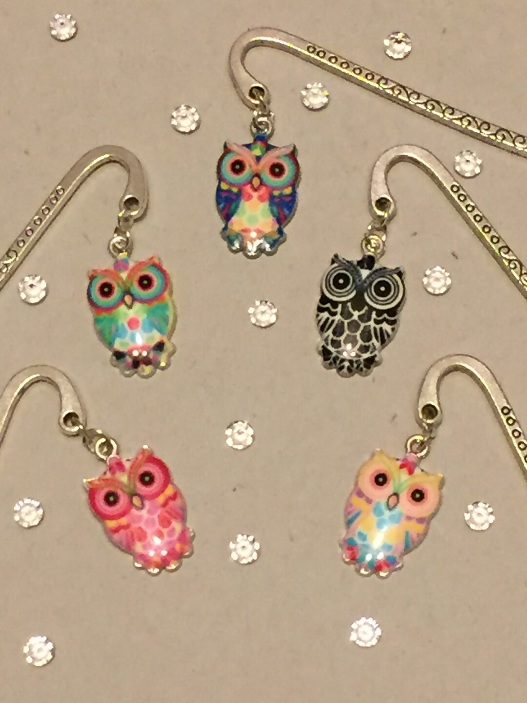 Enamel Owl Bookmark, Book Lover Gift - Etsy