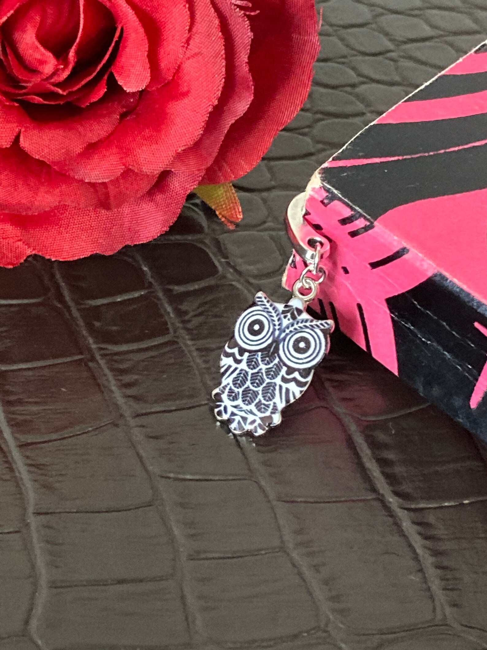 Enamel Owl Bookmark Book Lover Gift | Etsy