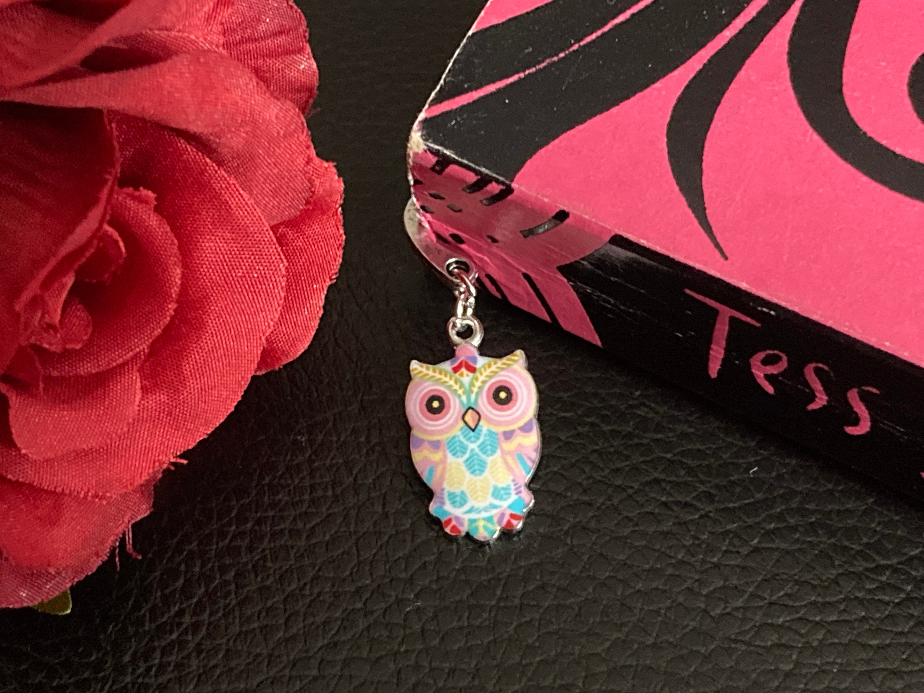Enamel Owl Bookmark Book Lover Gift | Etsy