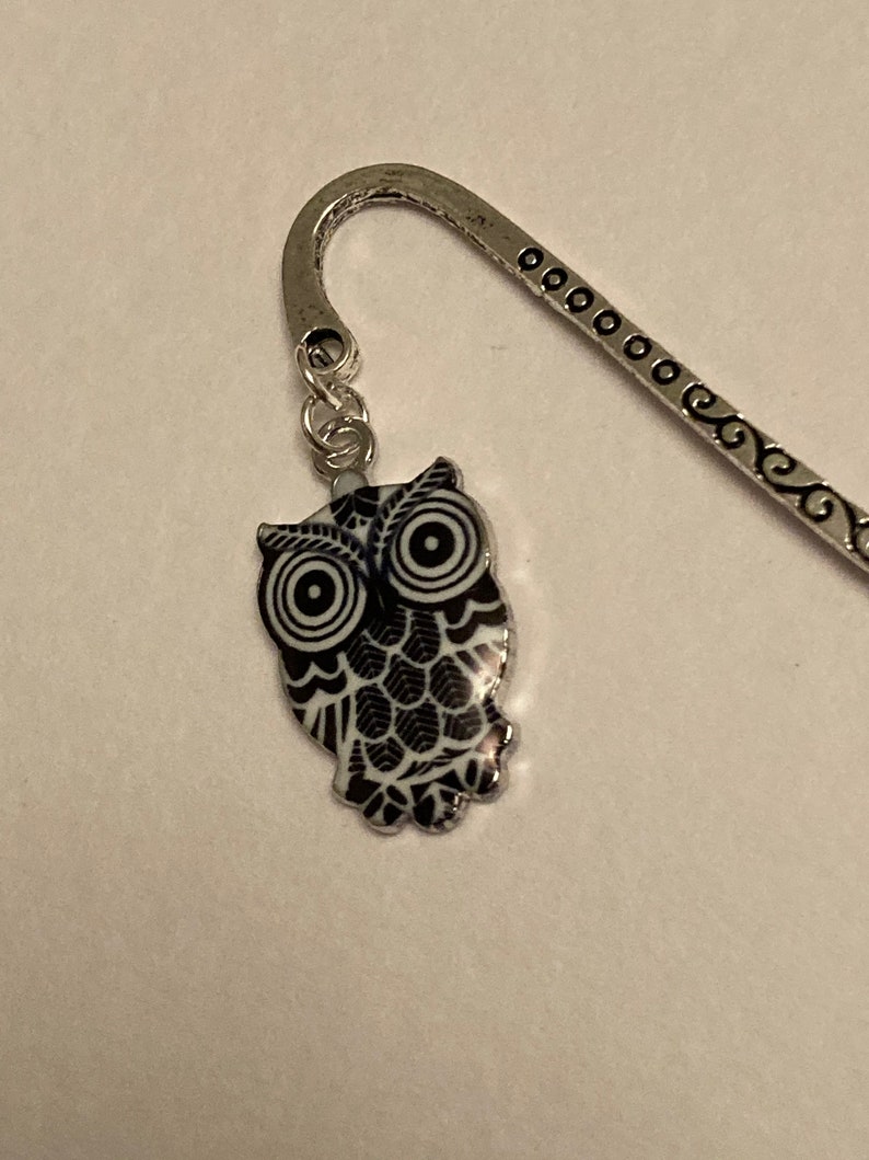 Enamel Owl Bookmark Book Lover Gift | Etsy