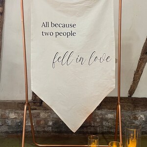 Large Pennant Fabric Banner for Weddings, Birthdays, Baby Showers. Any ...