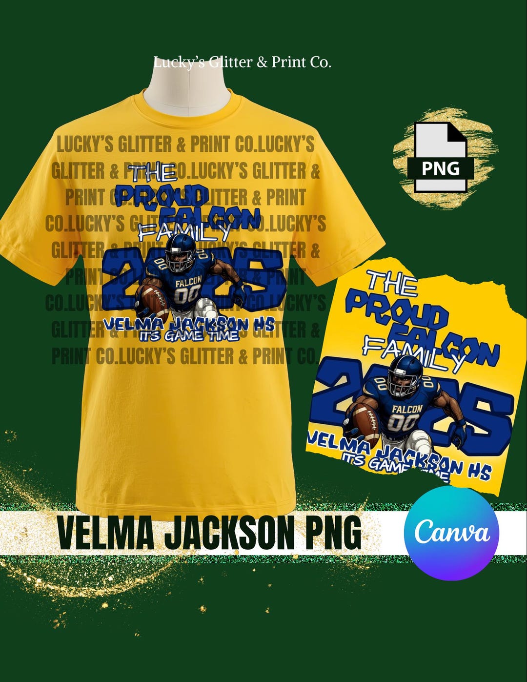 Velma Jackson Game Time PNG | Transparent Background | School Spirit ...