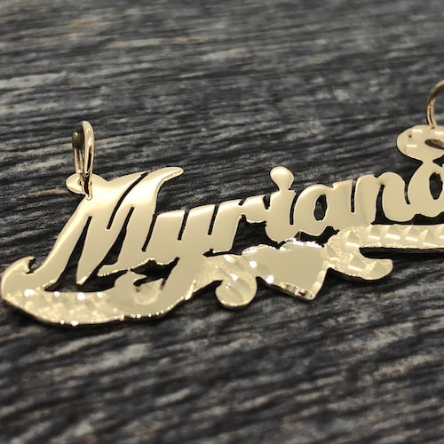 Customized Gold Name Plate Handmade - Etsy