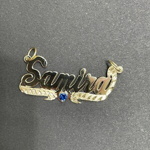 Customized Gold Name Plate - Etsy