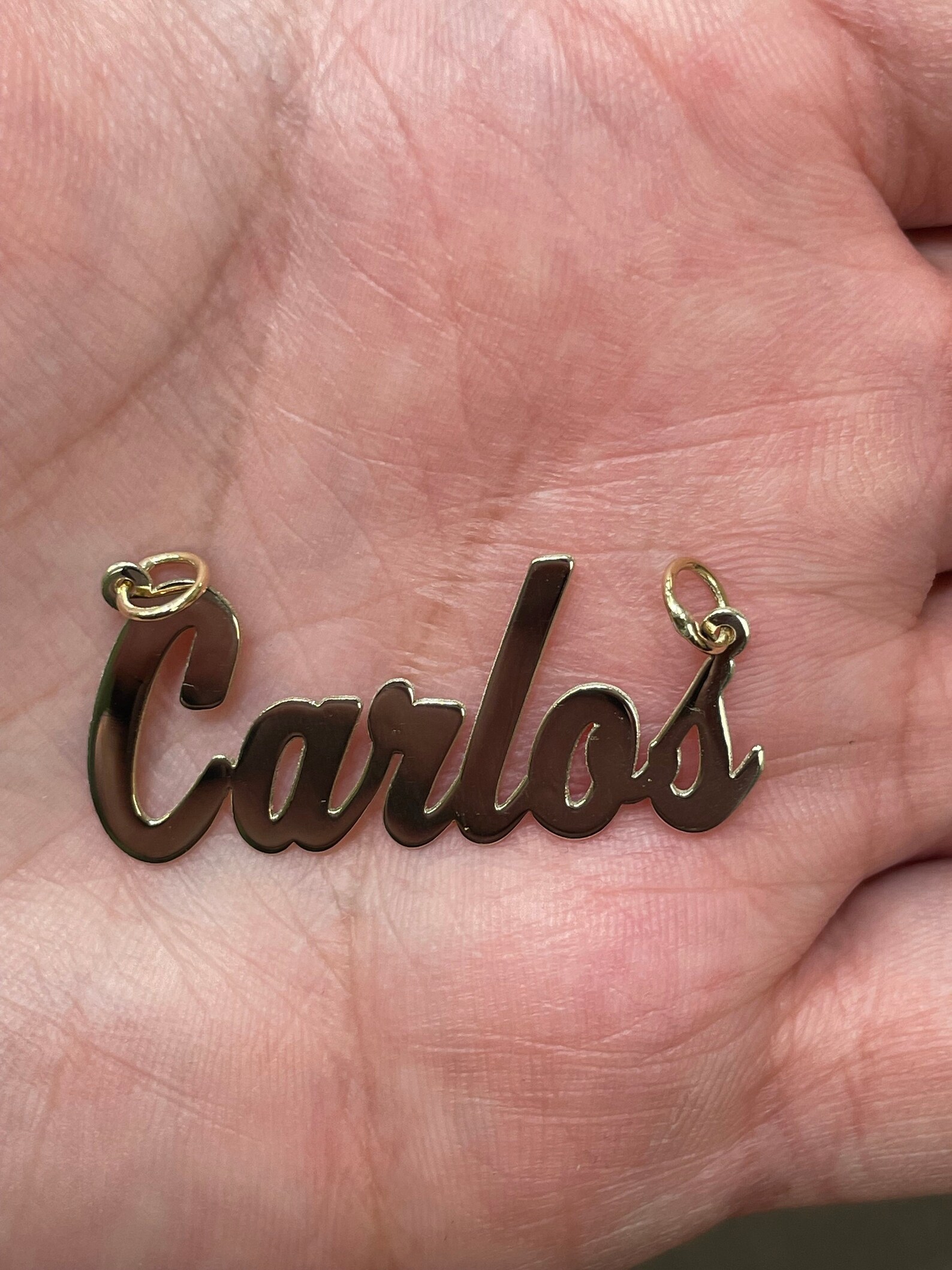 Customized Gold Name Plate Handmade - Etsy