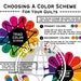 QUILT REFERENCE GUIDE, Color Scheme, Cheat Sheet, Instant Digital ...