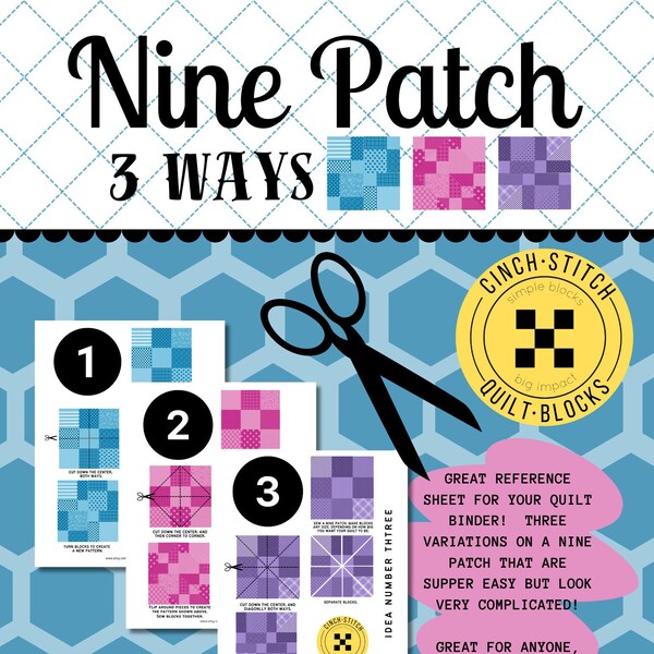 Nine Patch Quilt - Etsy
