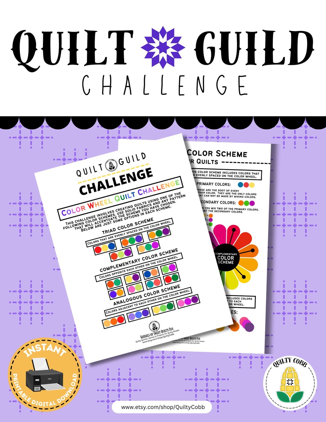 Quilt Guild Challenge, Color Wheel Challenge, Quilt Retreat, Quilt Club ...