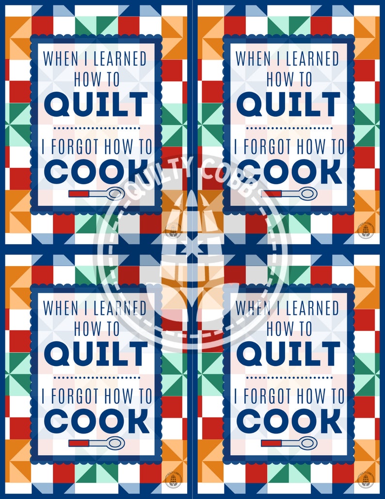 QUILT QUOTES Instant Digital Download Printable Art Quilty - Etsy