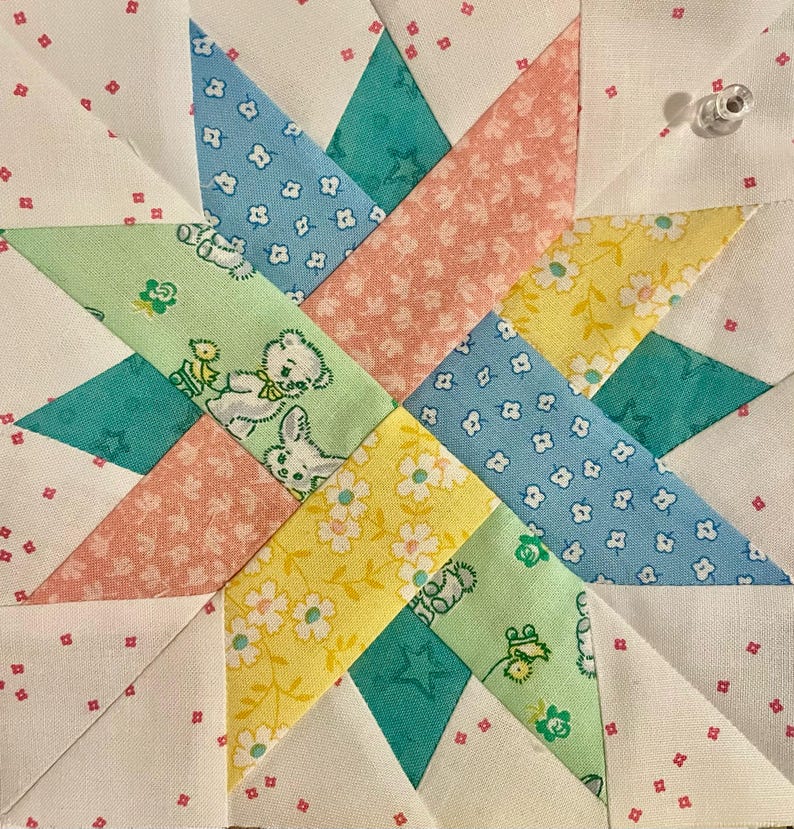 Woven Star Quilt Pattern: Foundation Paper Piecing (digital Download ...