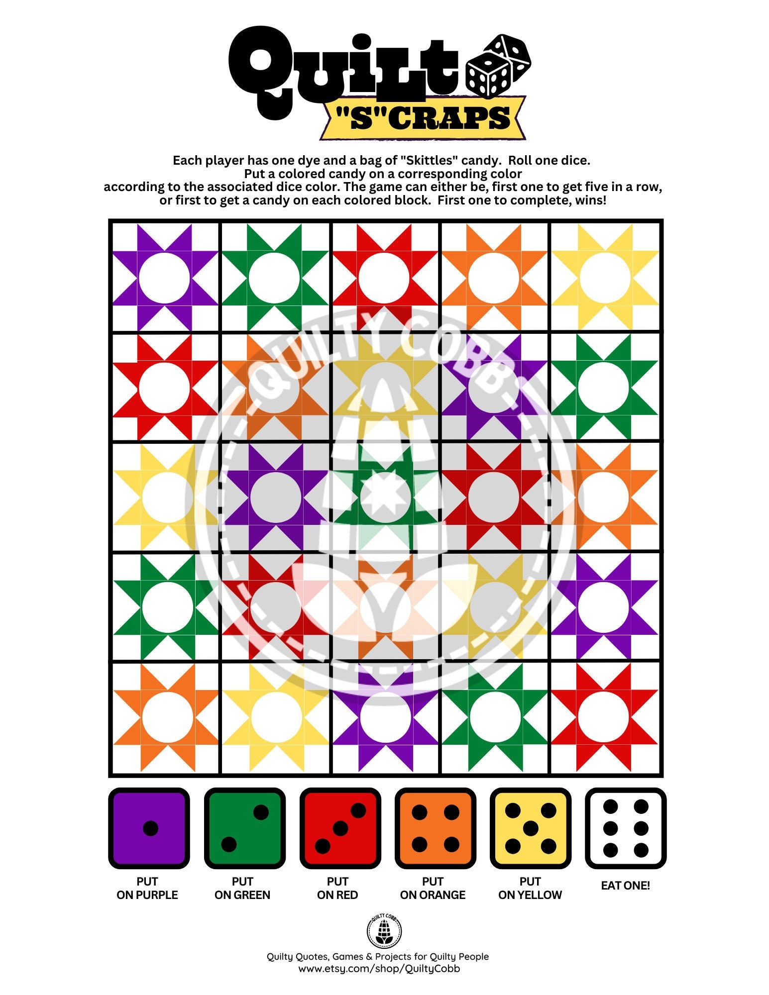 QUILT GAME Quilt scraps Instant Digital - Etsy